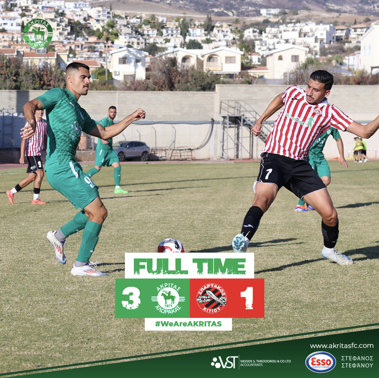 🏆 Final Score: Akritas Chlorakas 3 - 1 Spartakos Kitiou! 🏆 - Akritas ...